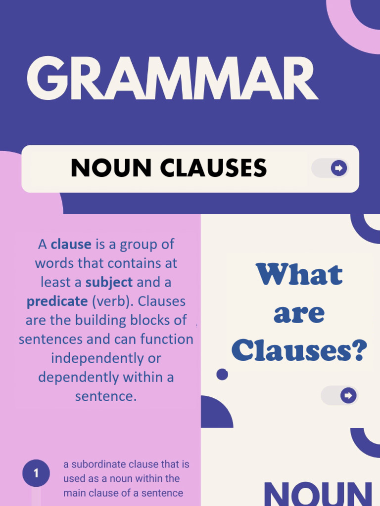 Noun Clauses | PDF
