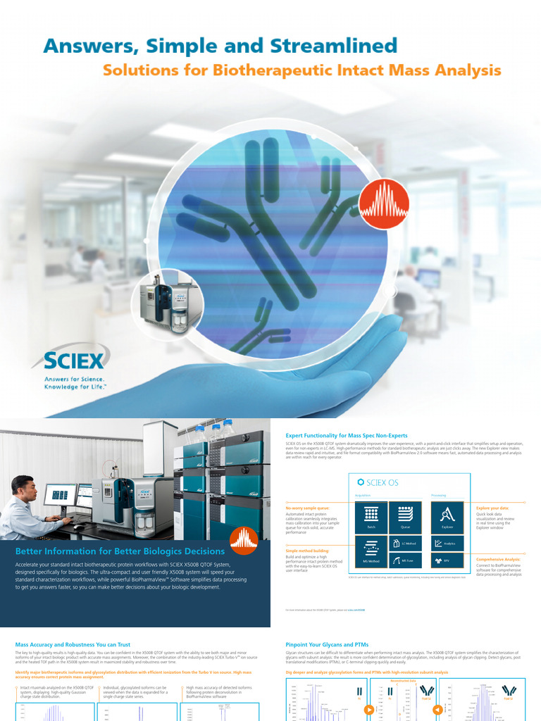 IntactMass Brochure | PDF | Mass Spectrometry | Biotechnology