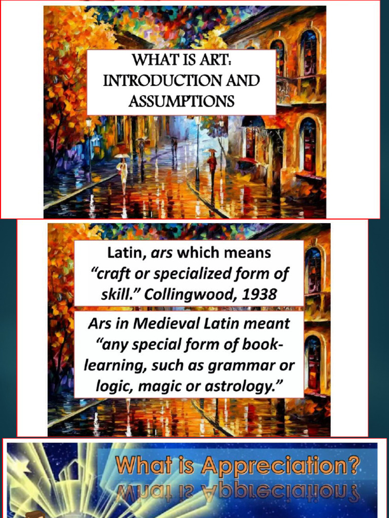 Introduction To Arts Appreciation | PDF