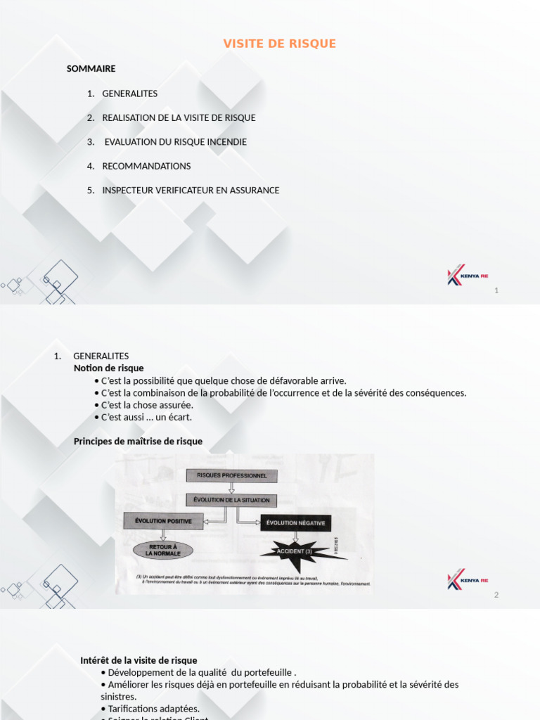 Visite de Risque | PDF | Risque | Sécurité