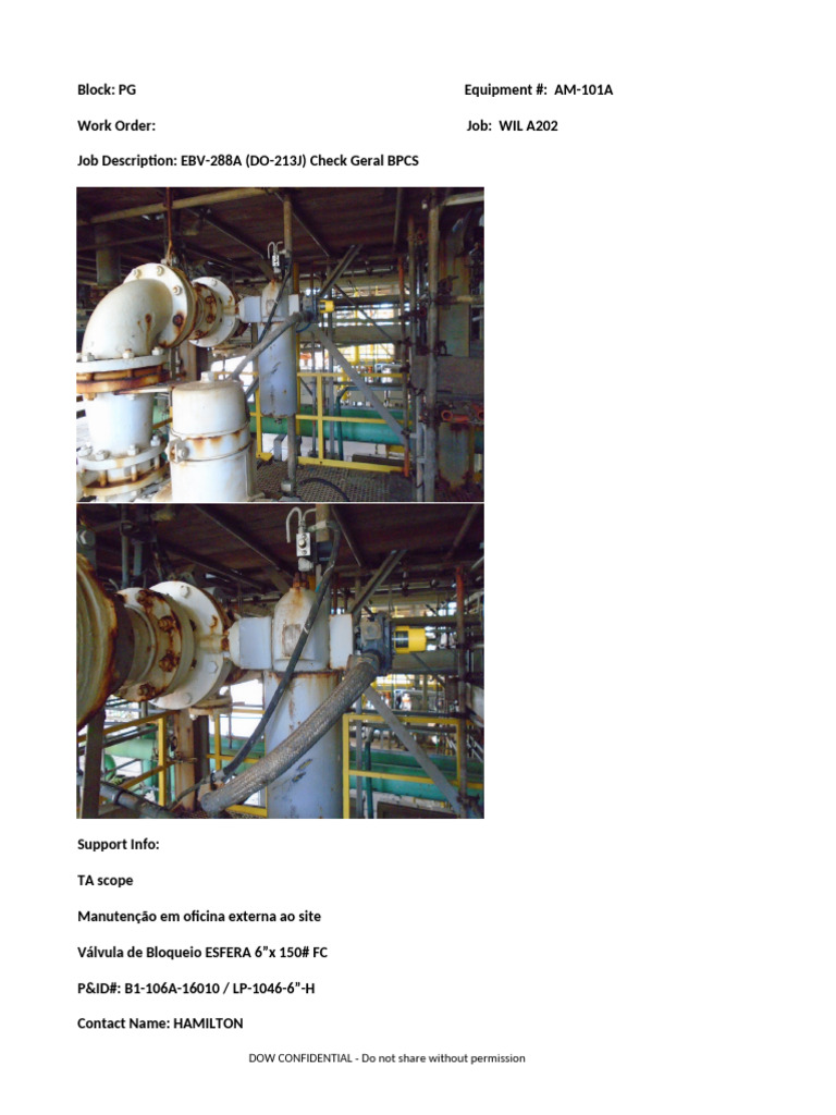 EBV-288A Check Job Details for WIL A202 | PDF