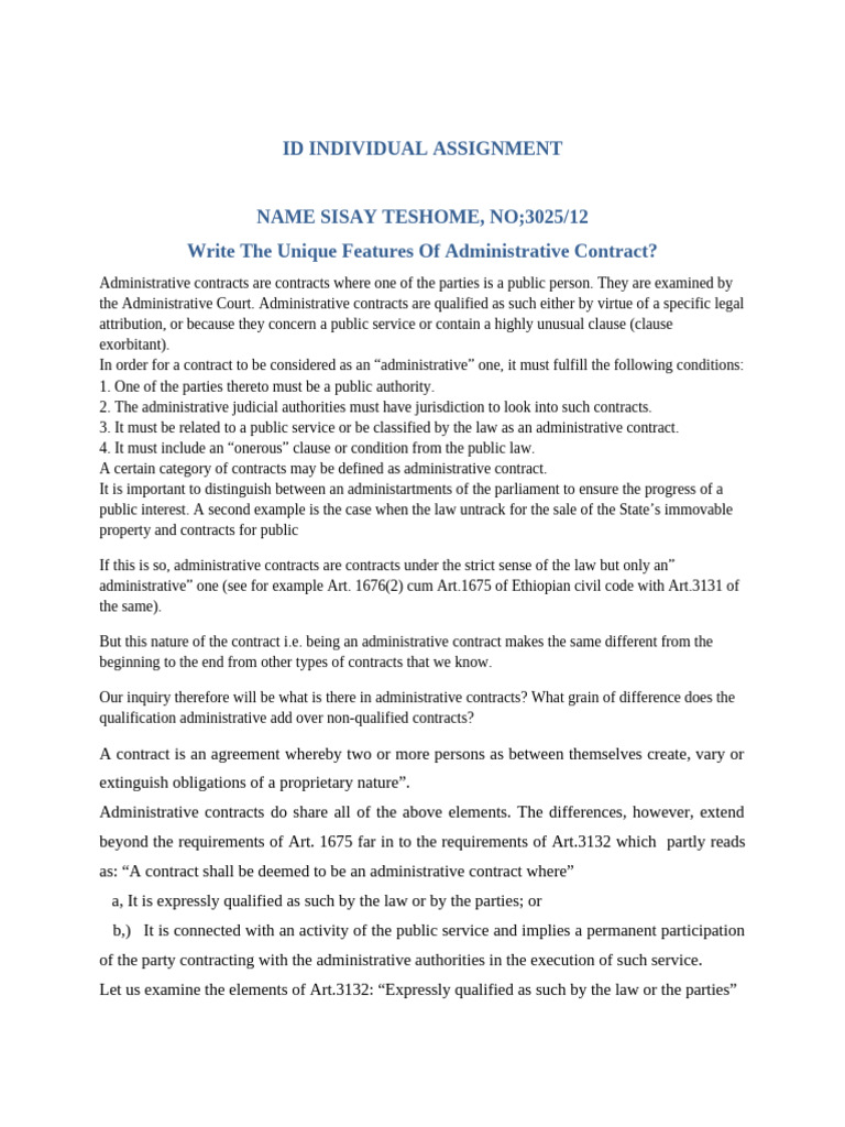 Adm KT Assignment - Docx..bak | PDF | Public Law | Private Law