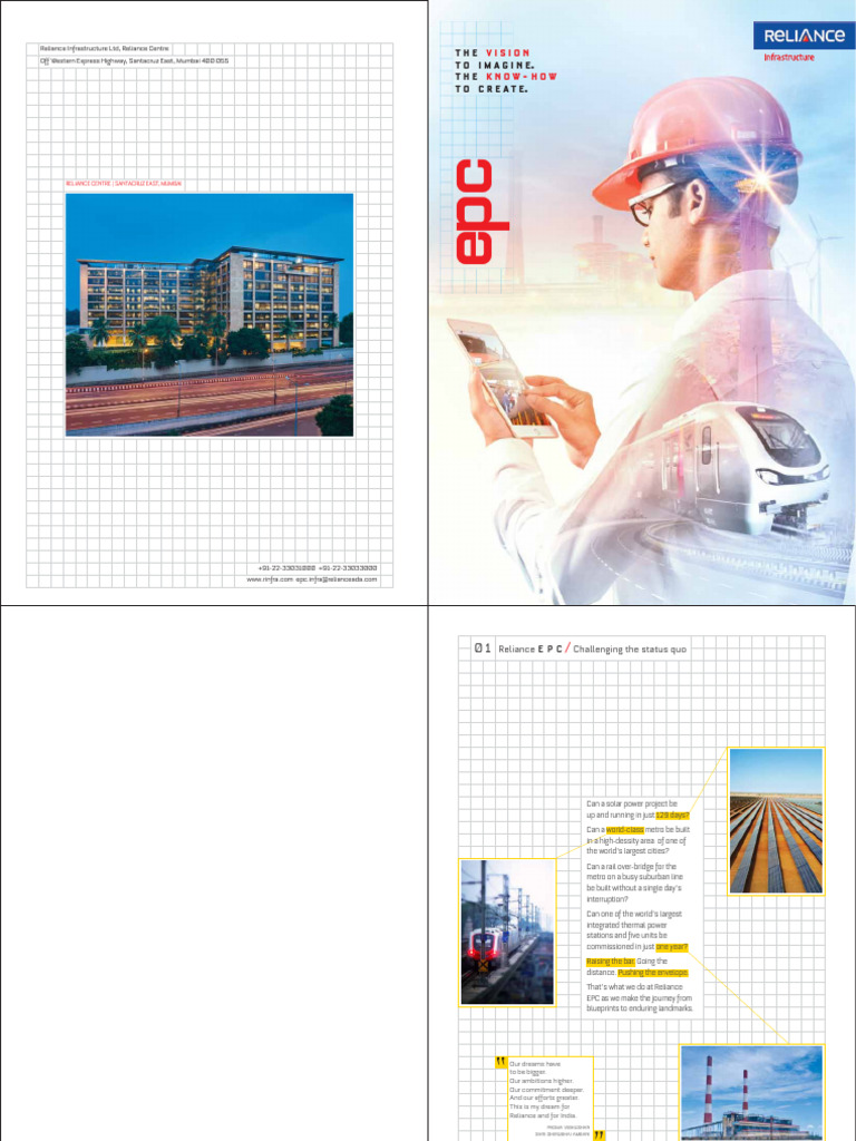 Reliance_EPC_Leaflet_18_October | PDF | Electricity | Power (Physics)