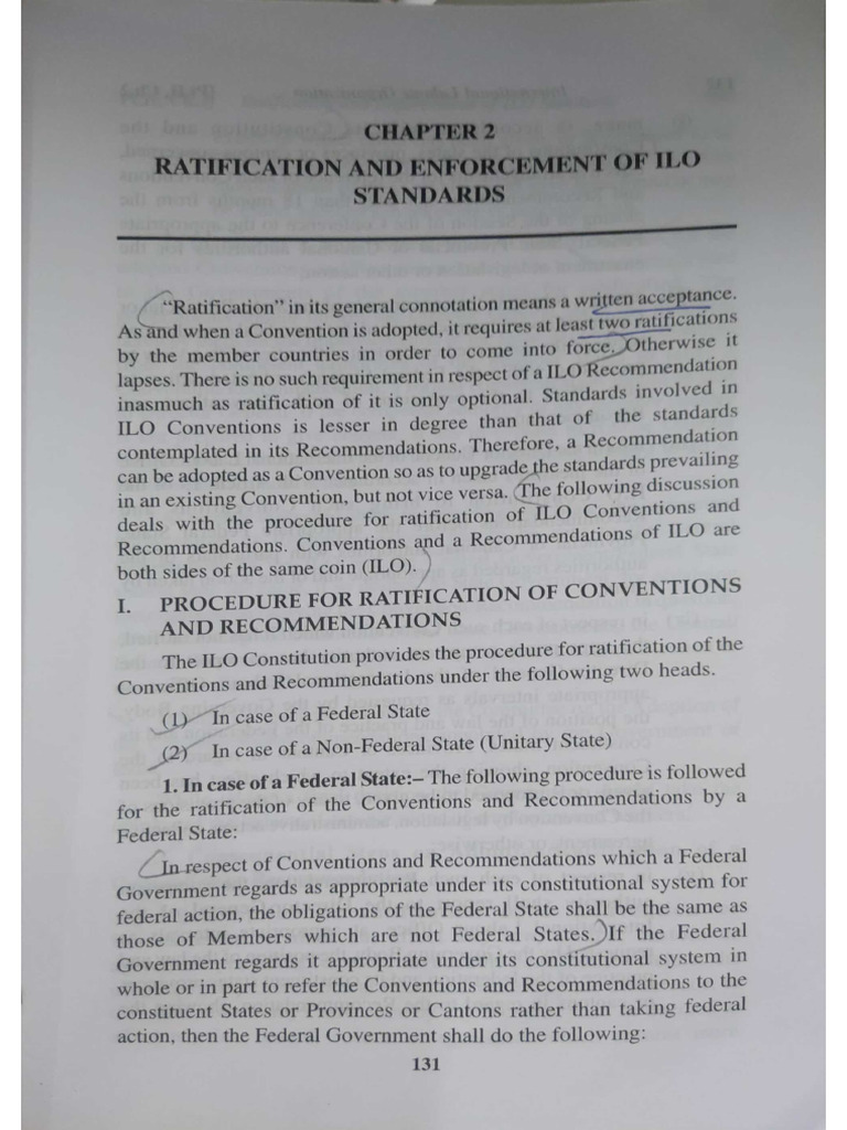 RATIFICATION AND ENFORCEMENT OF ILO STANDARDS (4) | PDF