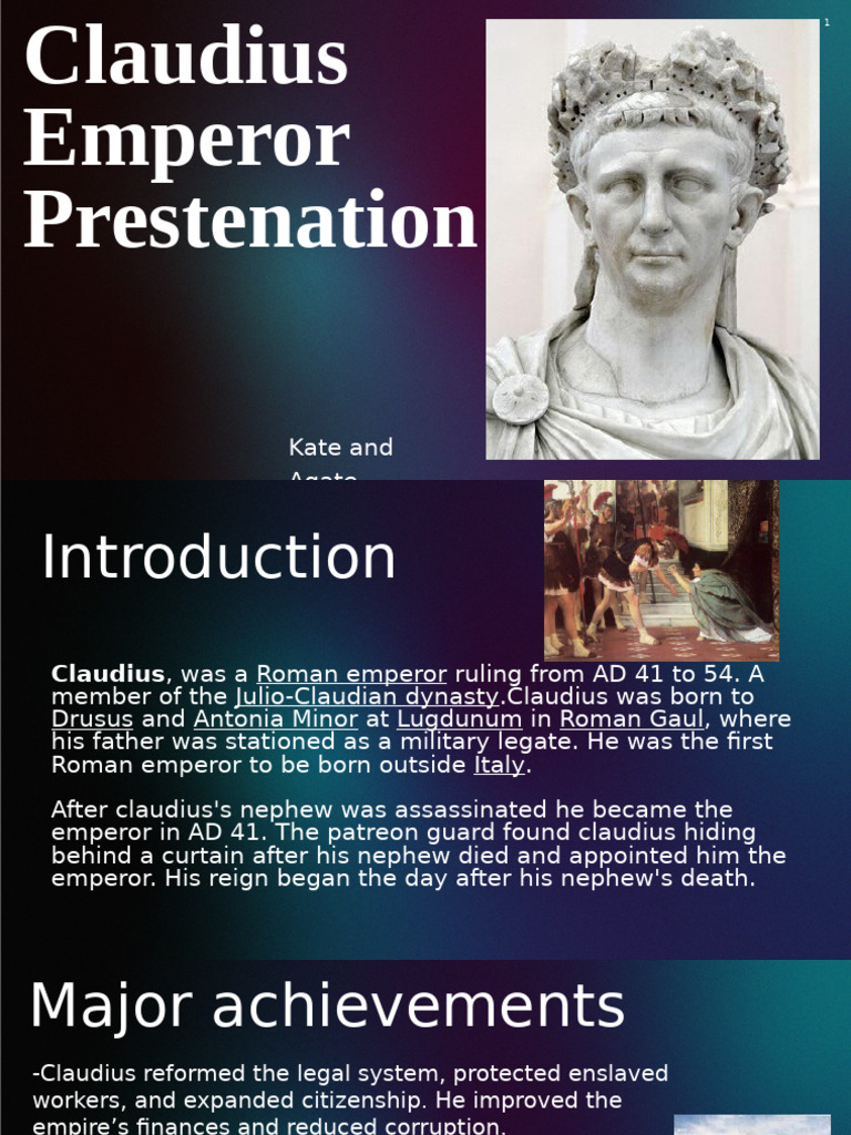 Claudius: Achievements and Legacy | PDF