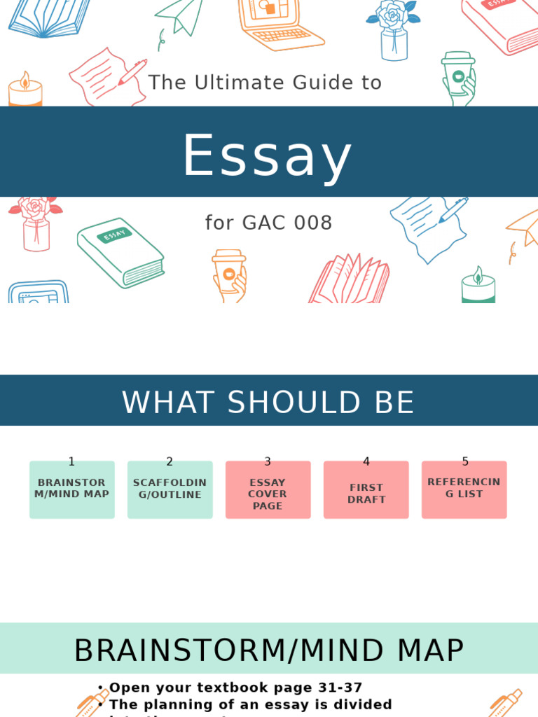 GAC 008 Format Essay Outline-First Draft | PDF