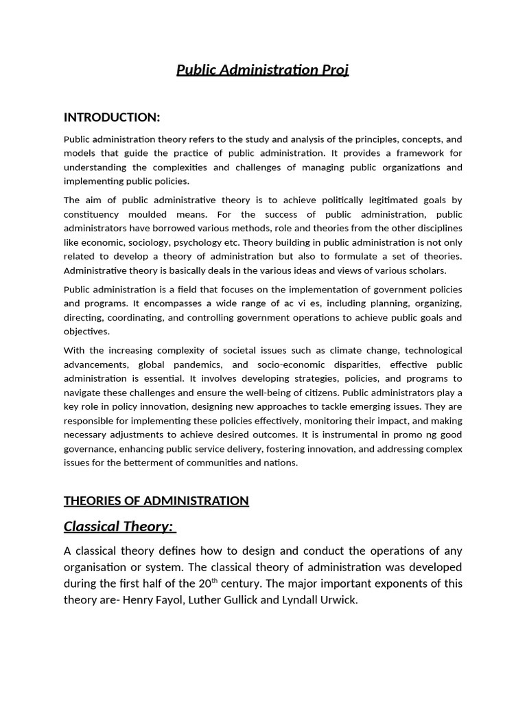 Pub Administration | PDF | Public Administration | Policy