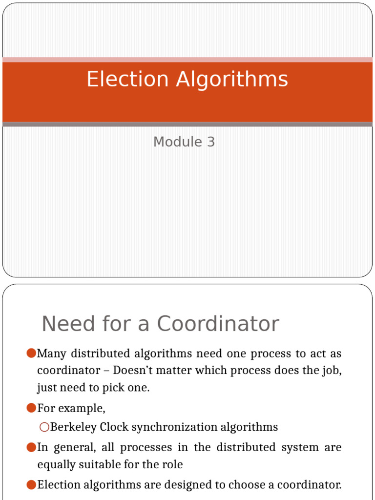 GB Unit3 Election Algo | PDF | Distributed Computing | Computer ...