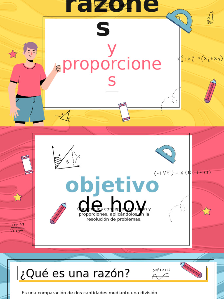 Razones y Proporciones | PDF | Matemáticas
