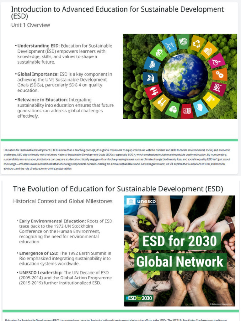 UNIT 1 Introduction To ESD | PDF