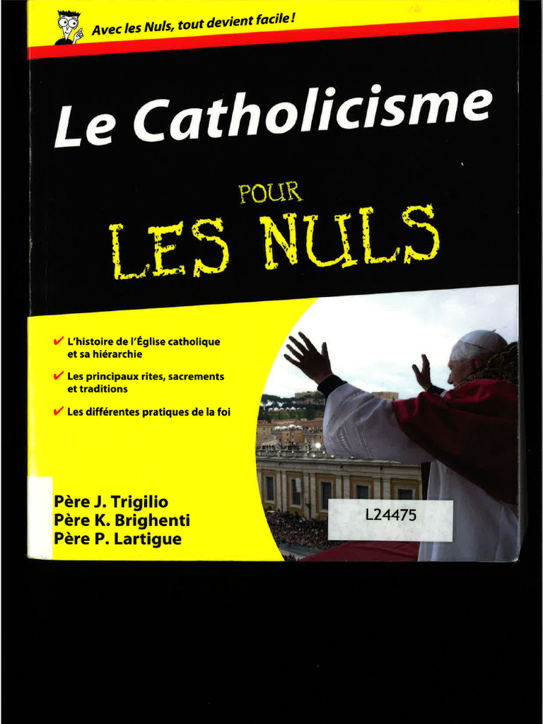 Le Catholicisme Pour Les Nuls - Trigilio - Table Des Matieres | PDF
