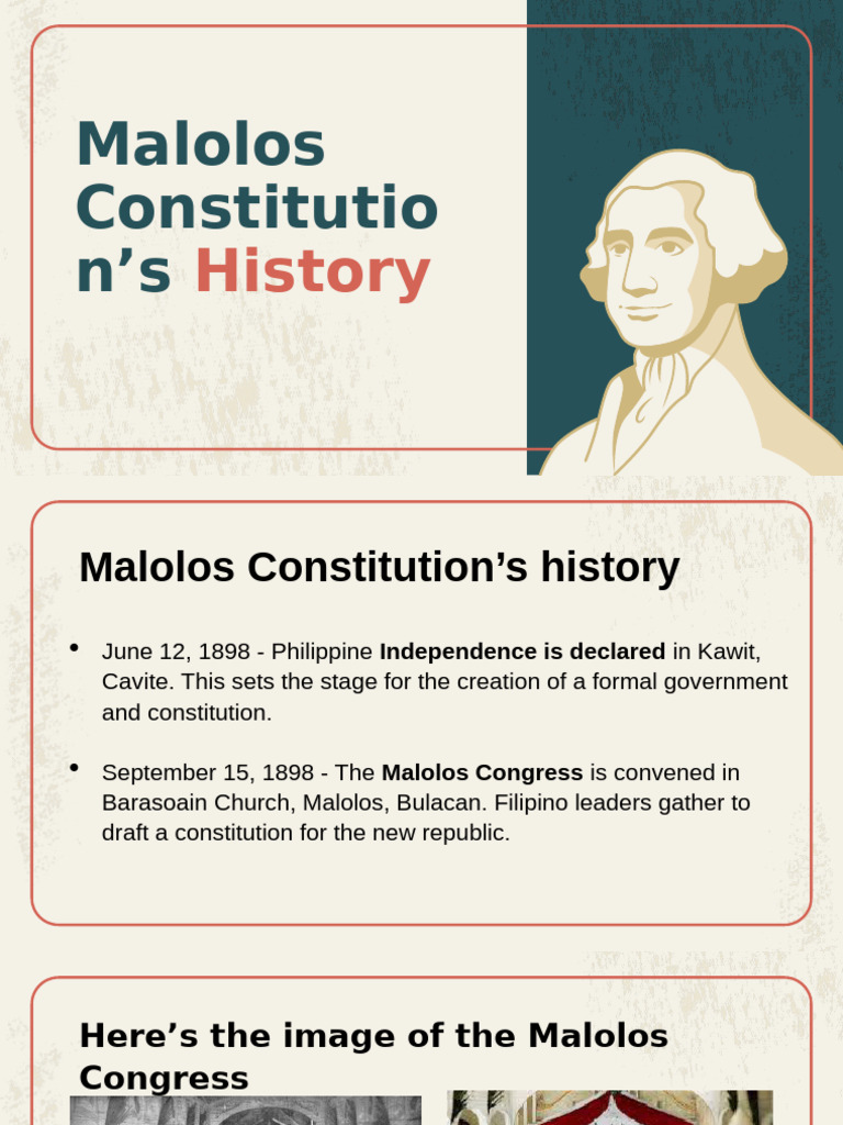 Malolos Constitution: Key Historical Events | PDF