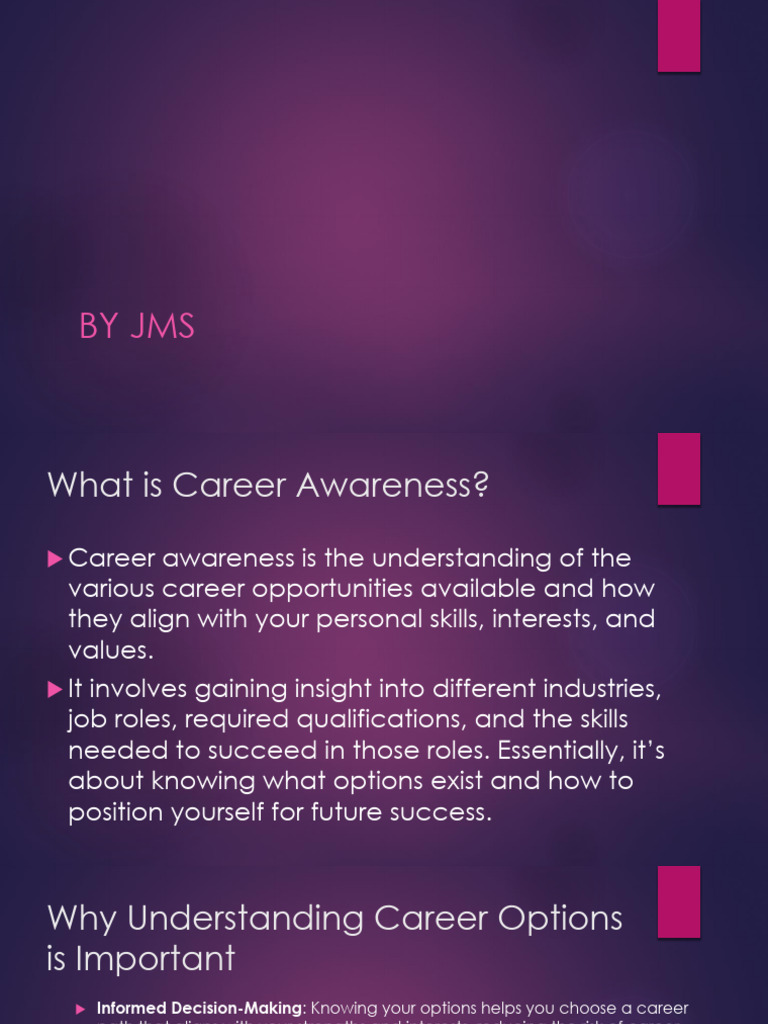 Career_Awareness_and_Development | PDF | Mentorship | Goal