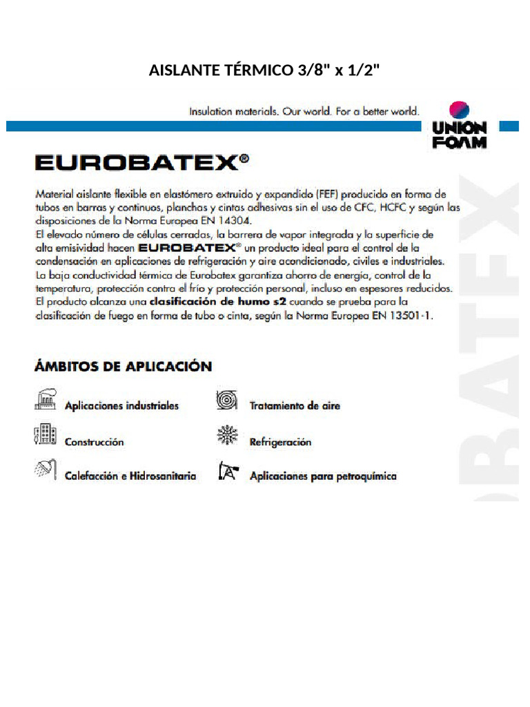 RUBATEX 38 OT | PDF