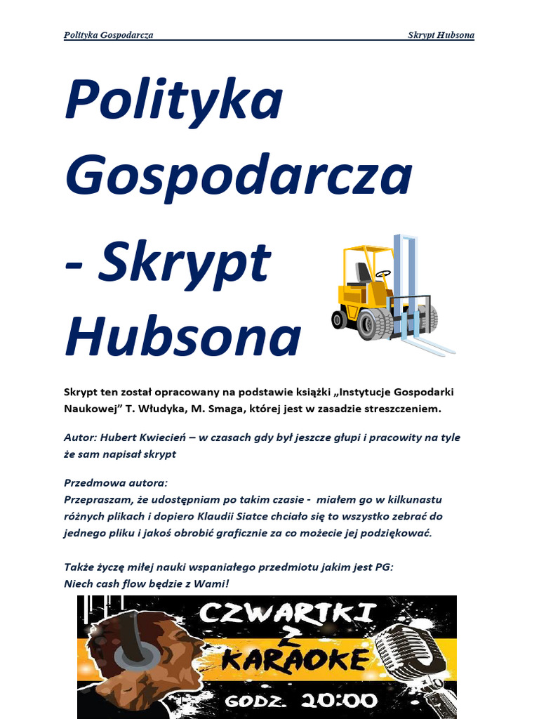 Skrypt Hubsona | PDF