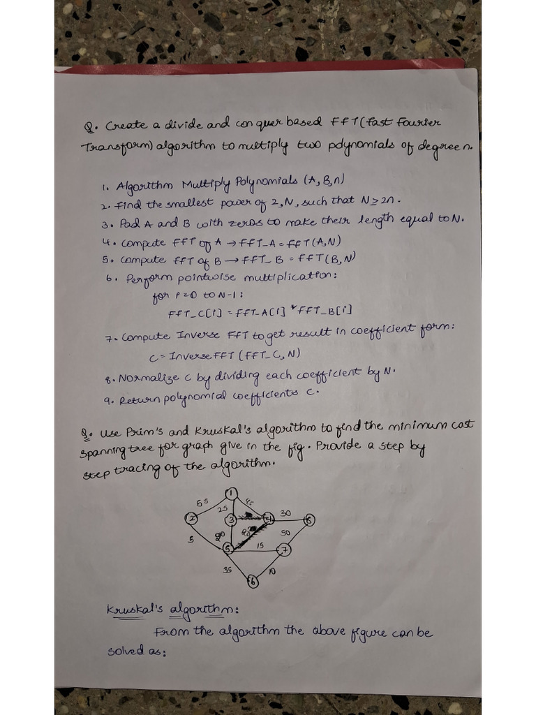 Daa Assignment 1 | PDF