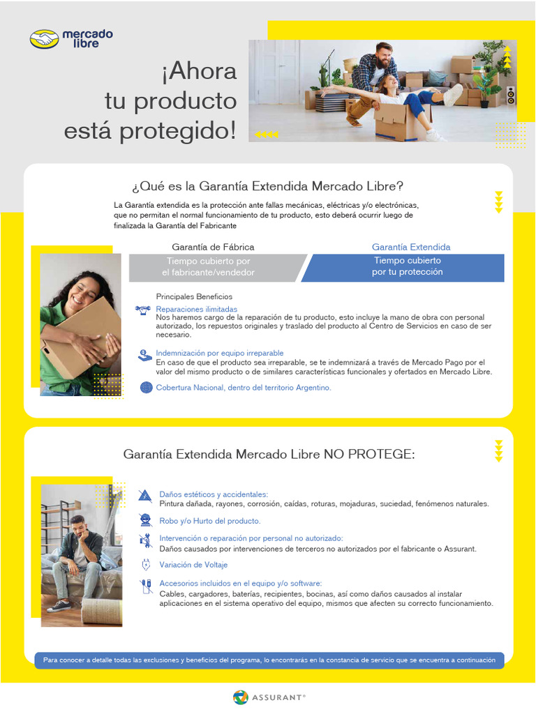 Garantía Extendida Mercado Libre: Beneficios y Exclusiones | PDF | Tubo ...