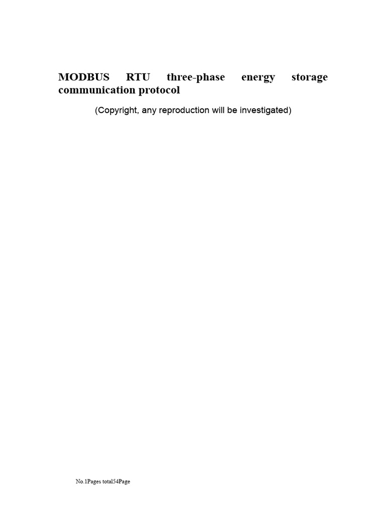 Modbus Rtu Deye | PDF | Electrical Grid | Mains Electricity