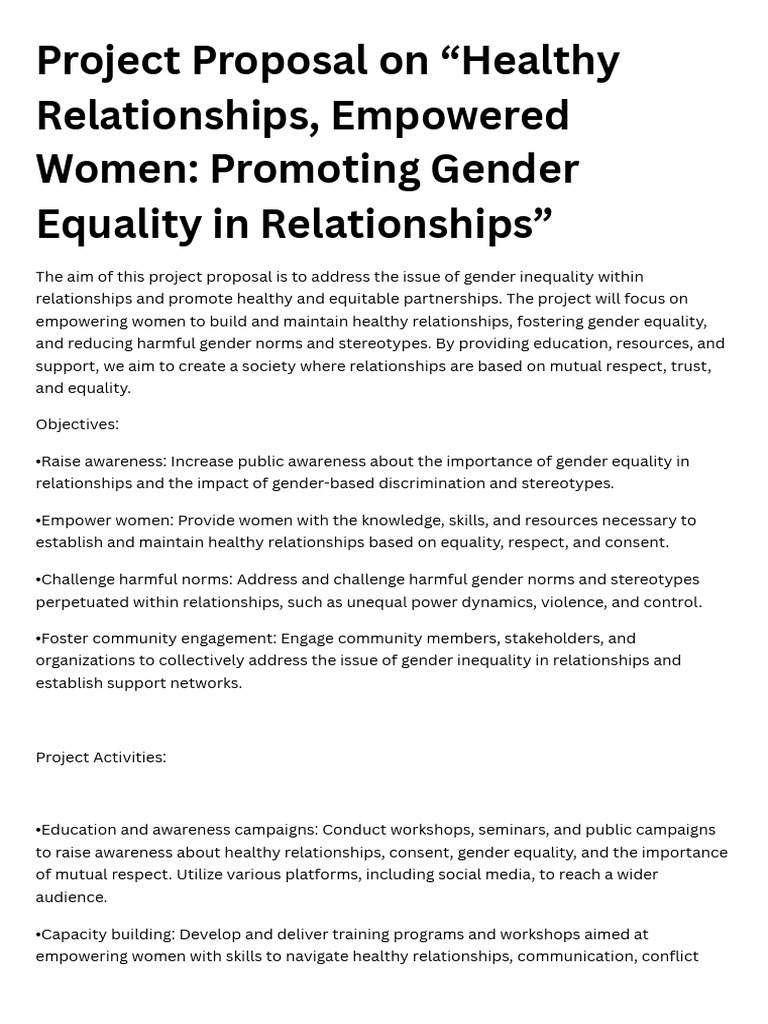 Empowering Women for Healthy Relationships | PDF | Domestic Violence ...