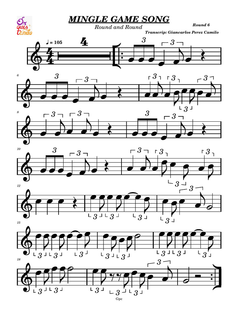 Mingle Game Song | PDF