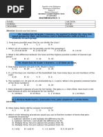 Math 5 Applying The GMDAS Rule | PDF | Multiplication | Bracket