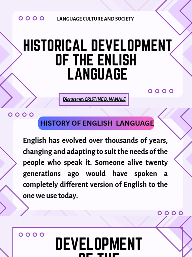 Evolution of the English Language | PDF | Charles Darwin | Language ...