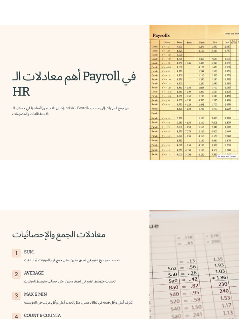 Payroll Equations | PDF