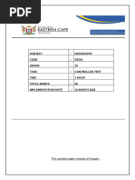 Grade 10 Geomorphology Notes | PDF | Fault (Geology) | Plate Tectonics