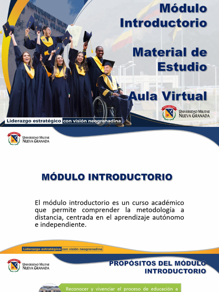 Módulo Introductorio MATERIAL ESTUDIO Y AULA | PDF | Evaluación | Salón de clases