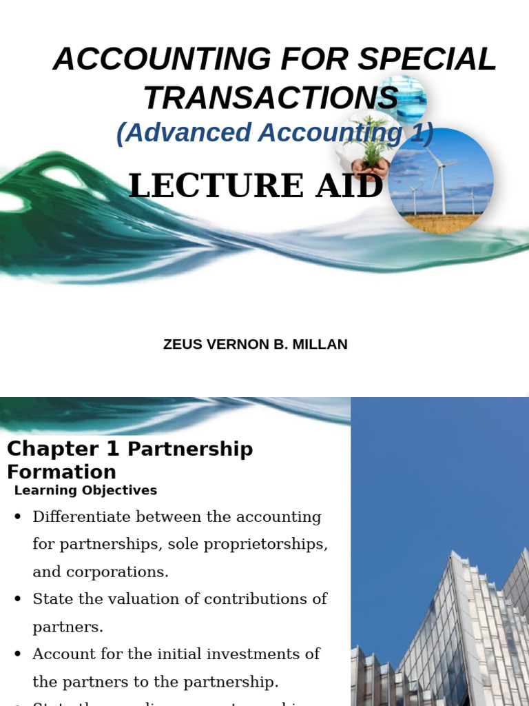 Accounting for Partnerships Explained | PDF | Partnership | Limited ...