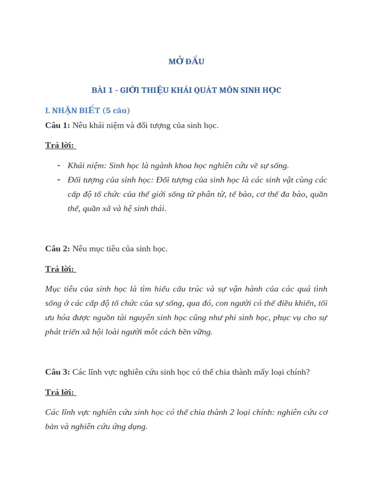 tl_sinh_10_kntt_bai_1_gioi_thieu_khai_quat_mon_sinh_hoc | PDF