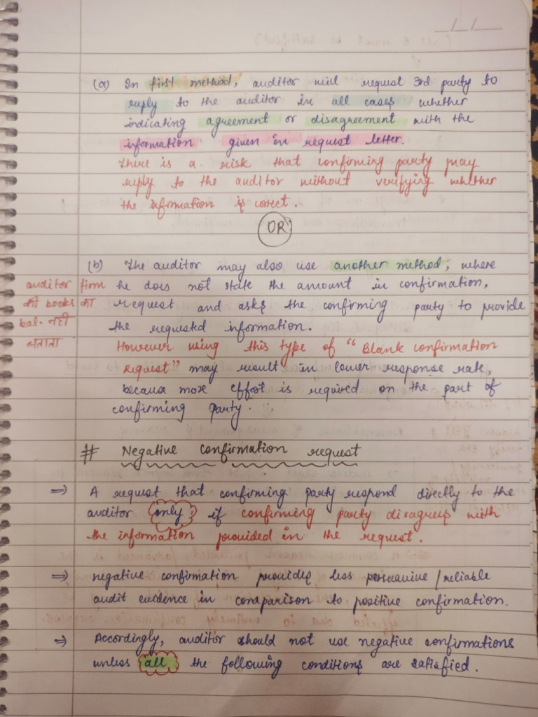 Audit ch4 (2nd) | PDF