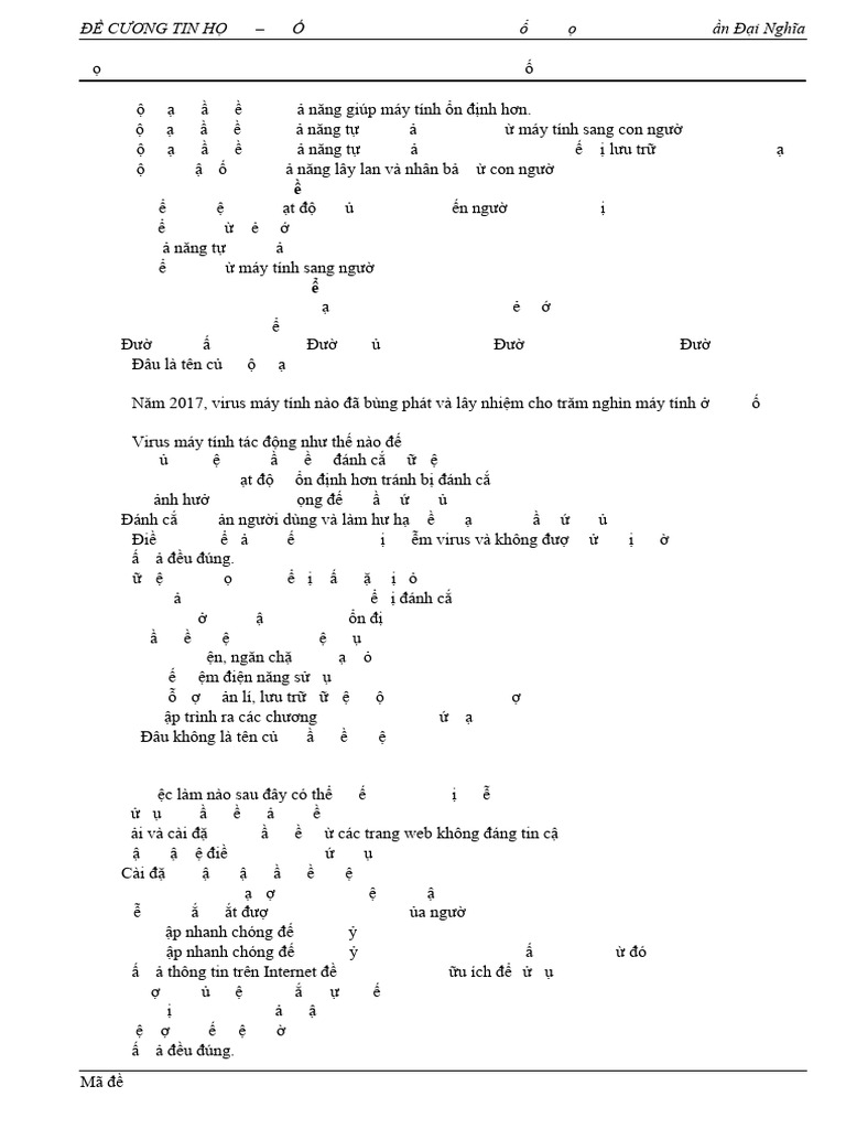 Da K6 Ontap Cuoihkii 2023-2024 | PDF