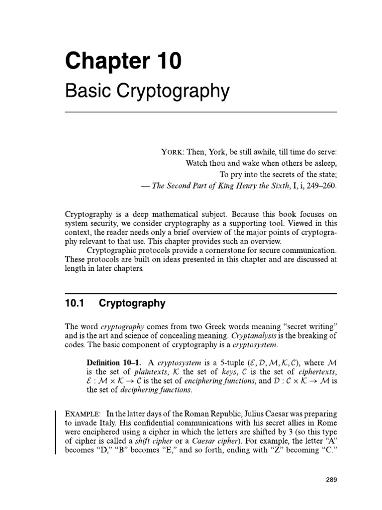 03 Basic Crypto | PDF
