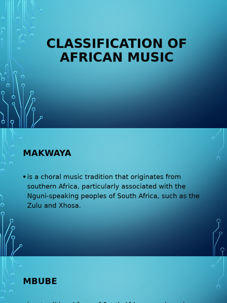 Classifications of African Music | PDF