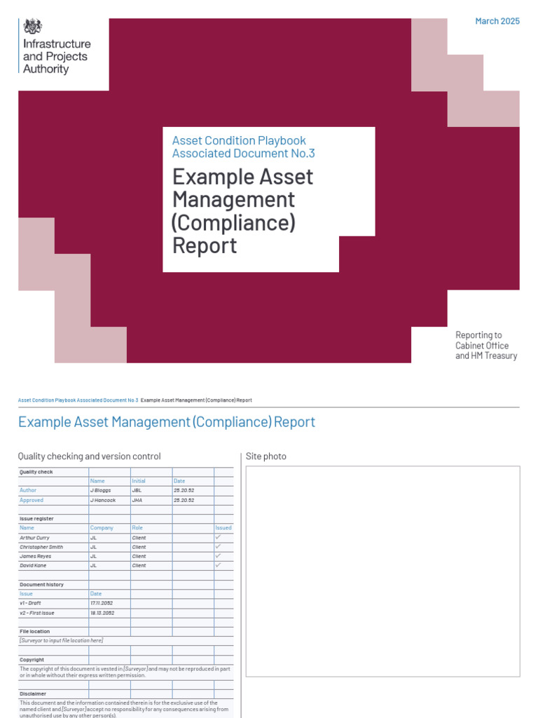 Example Asset Management - Compliance - Report | PDF