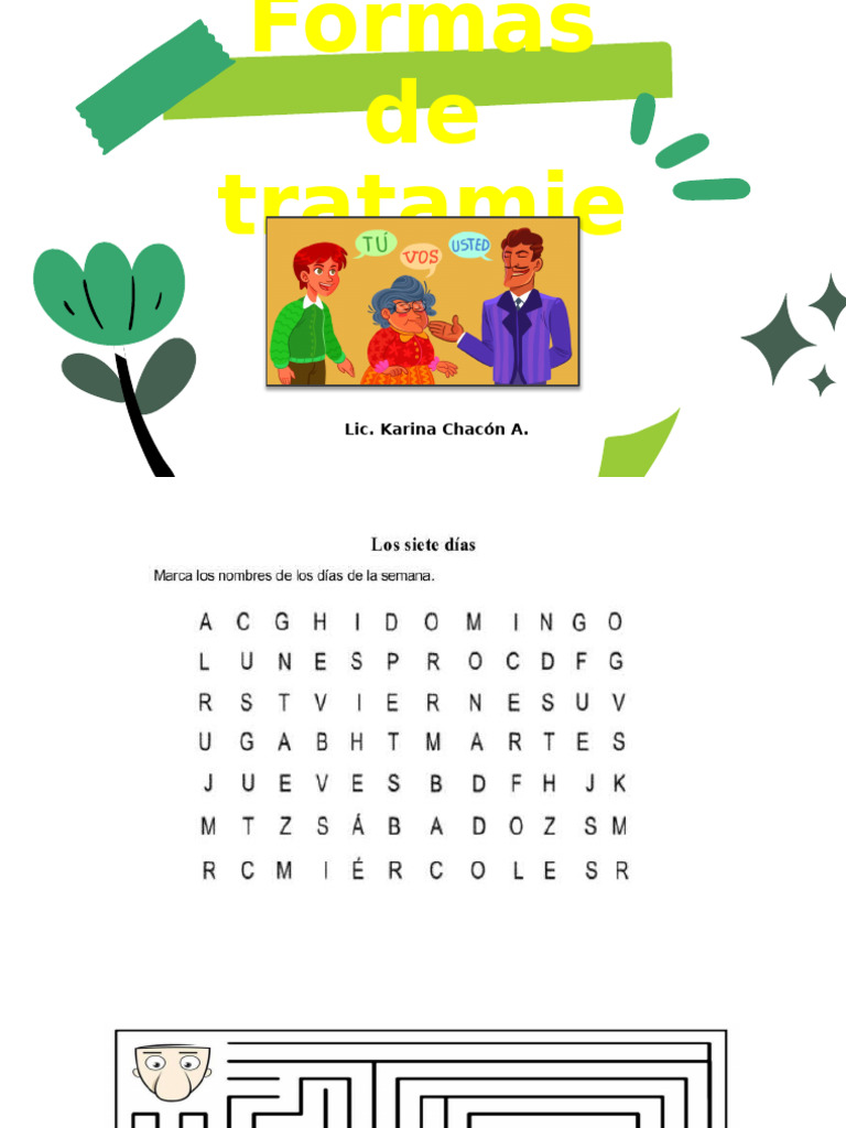 Tema 1. Las Formas de Tratamiento | PDF