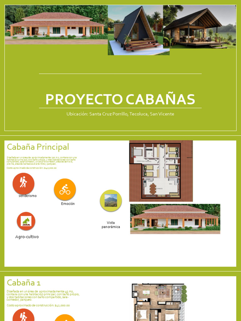 Proyecto Cabañas | PDF