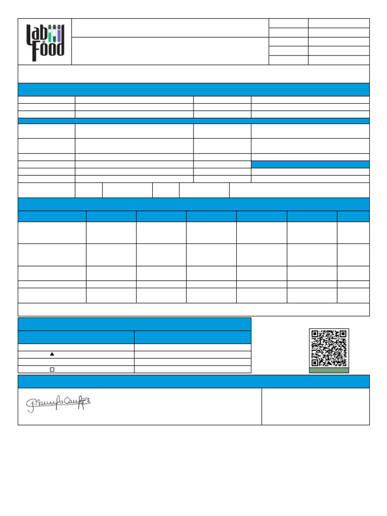 Laboratorio Labfood: Datos Del Cliente | PDF