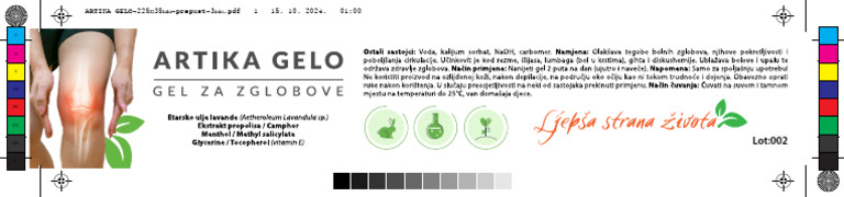 ARTIKA GELO-225x35mm-prepust-3mm | PDF