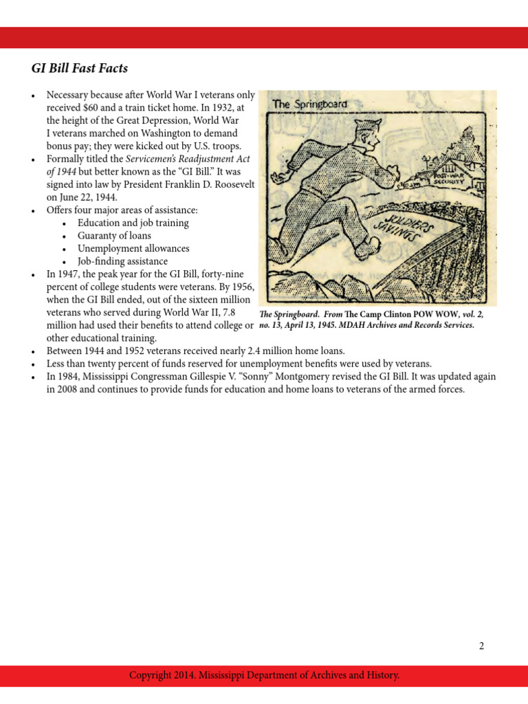 GI Bill - Student Use | PDF