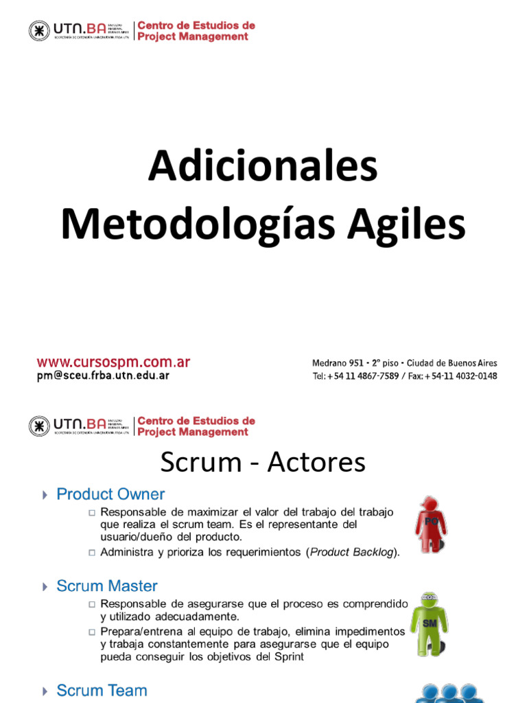 Materiales Adicionales Metodologias Agiles | PDF