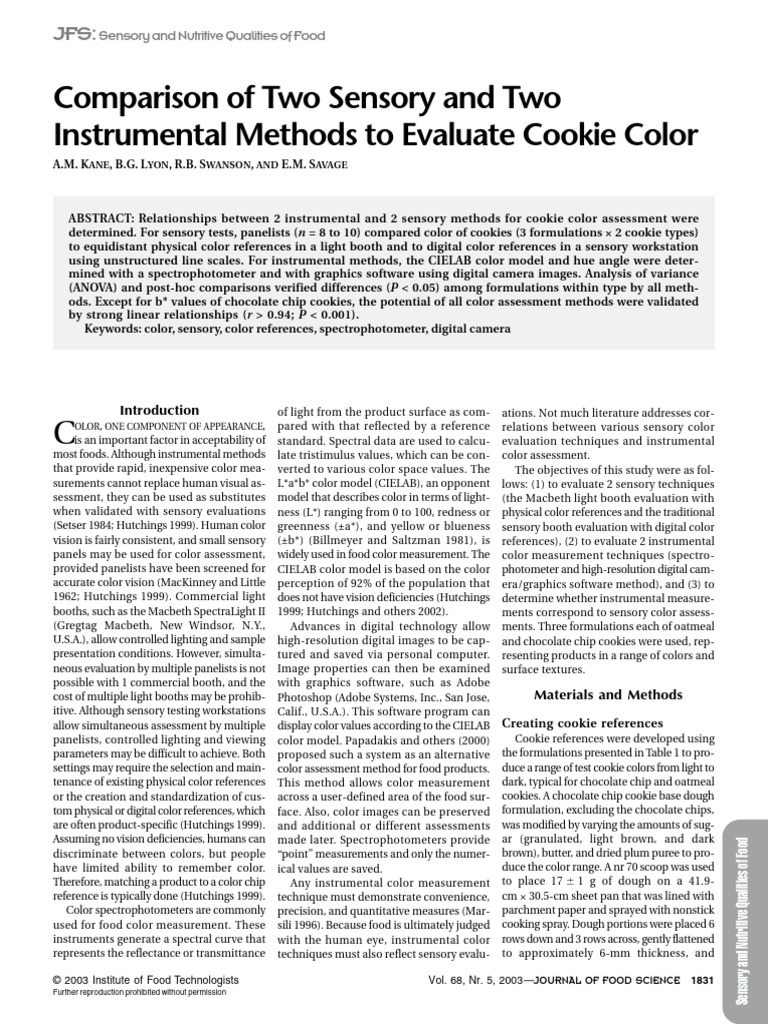 2pp đánh giá cảm quan | PDF | Computer Monitor | Rgb Color Model