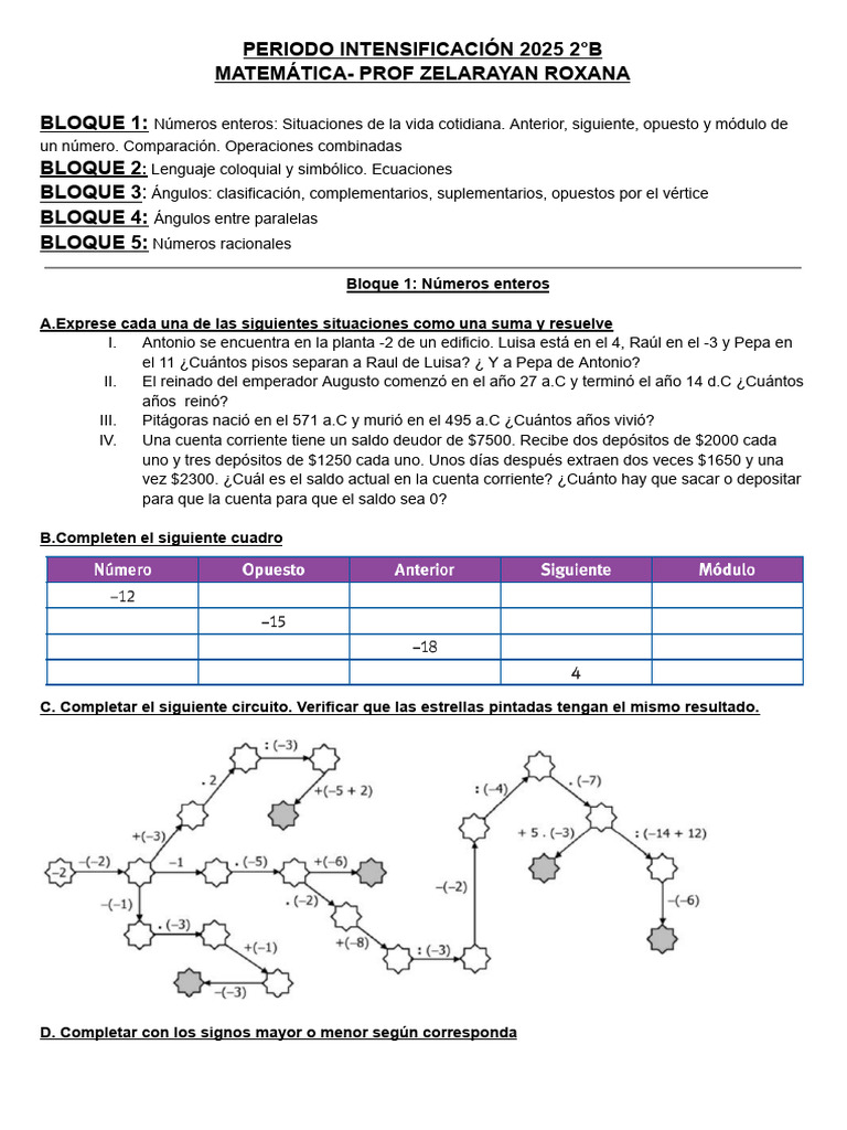 2B - Matematica 2025 | PDF