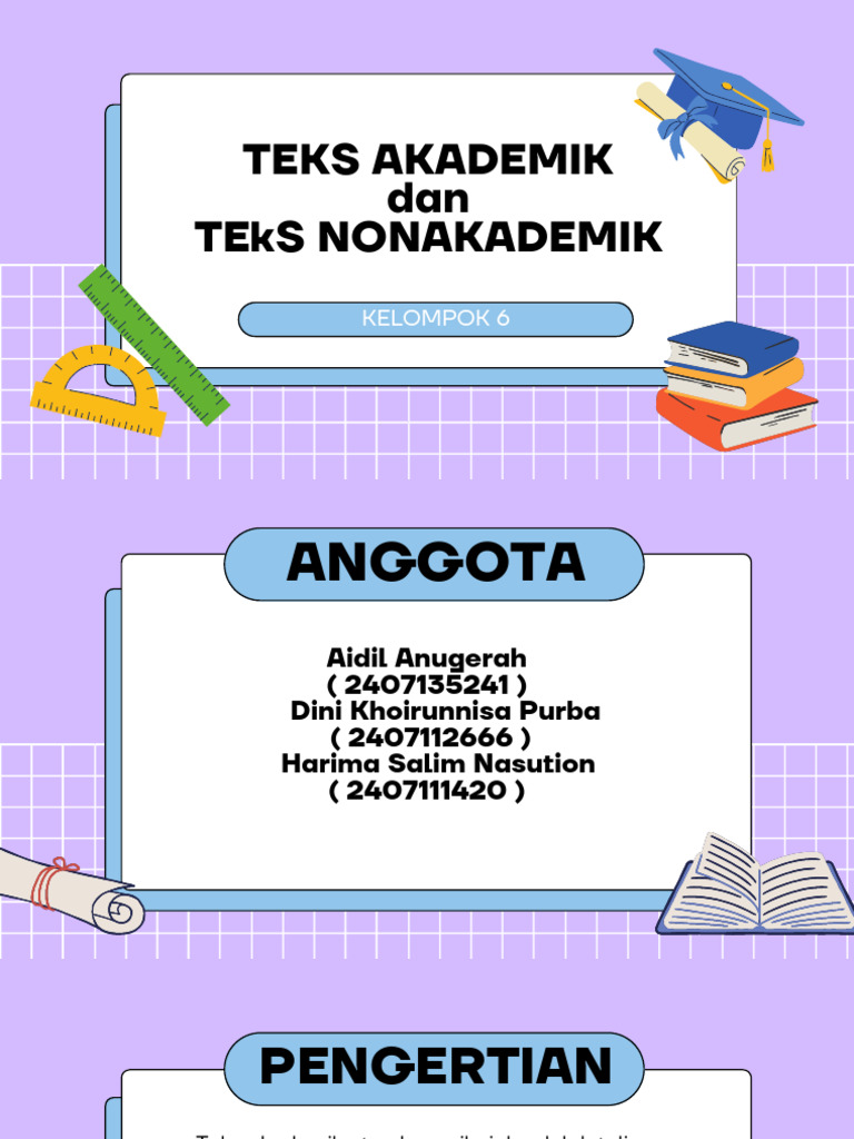 Teks Akademik dan Teks Nonakademik-1 | PDF