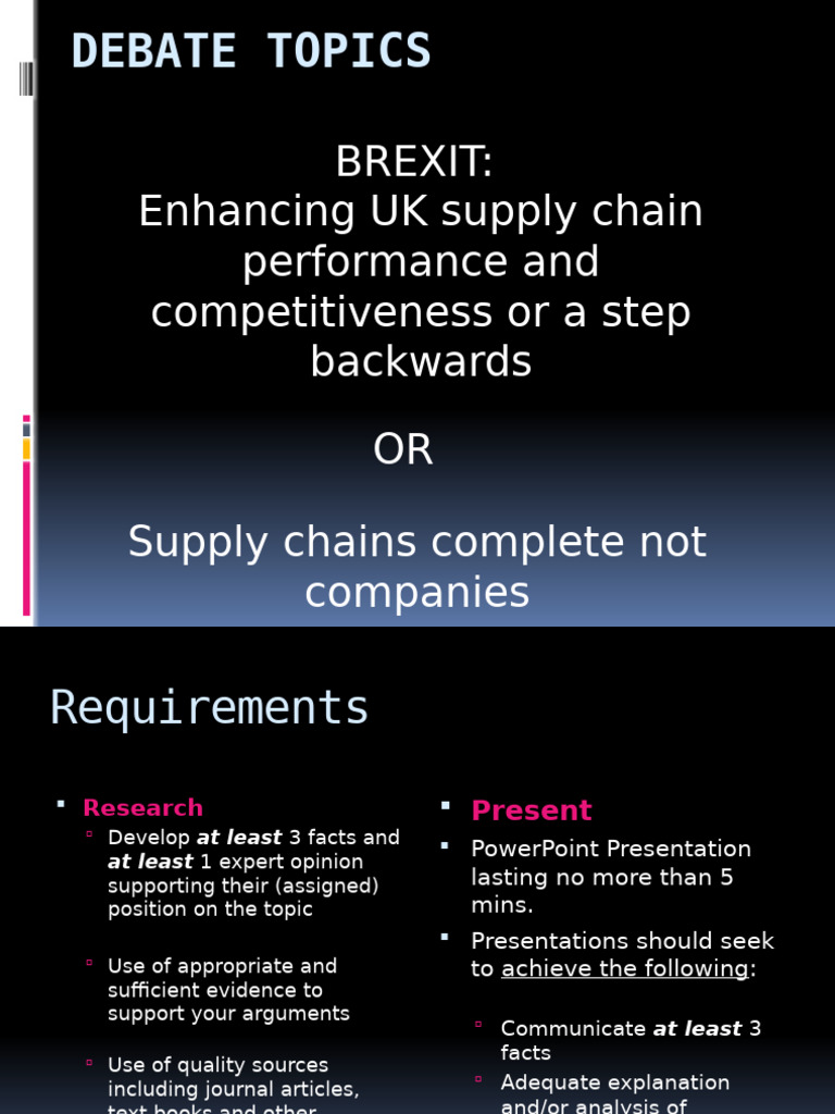 Debate Structure | PDF