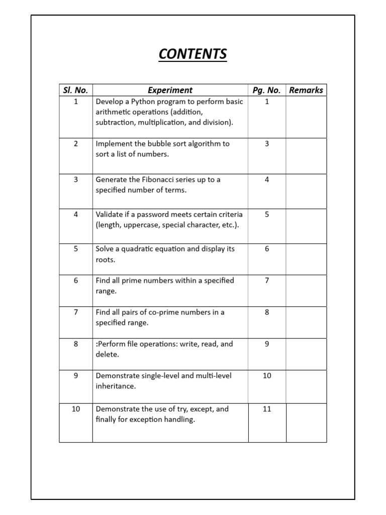 Index Virtual Lab | PDF