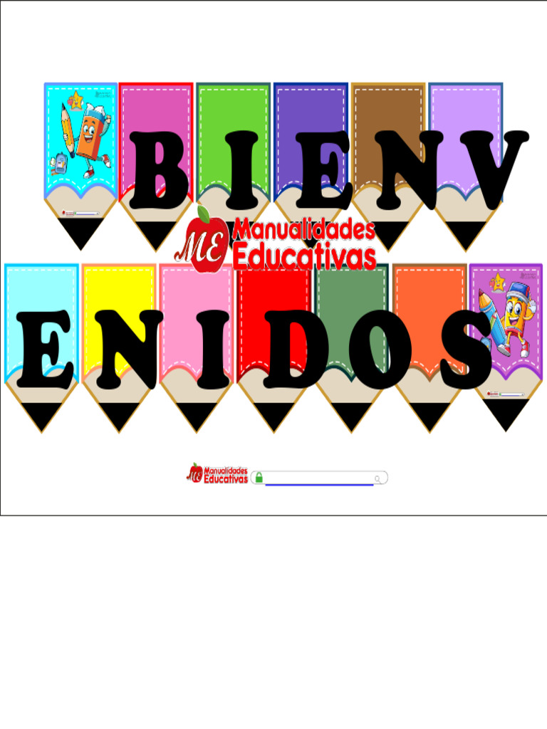 Banderines de Bienvenida para Impressão | PDF