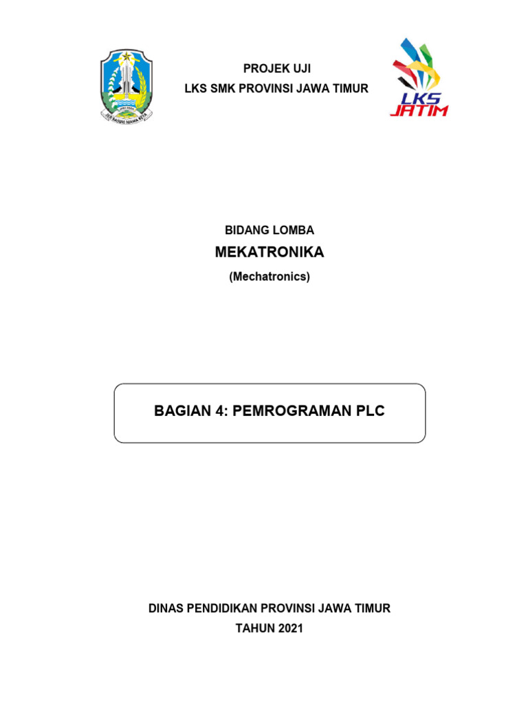 4 Proyek Uji PLC - LKS - MK - 2021 | PDF