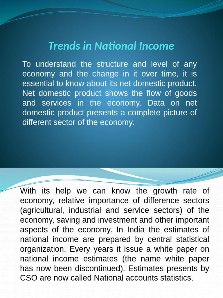 National Income Trends in India | PDF | Purchasing Power Parity | Gross ...
